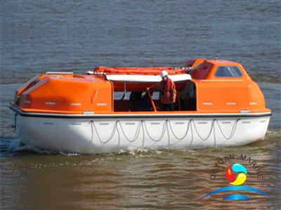 SOLAS Partially Enclosed Davit-launched Lifeboat With 20 Person ...