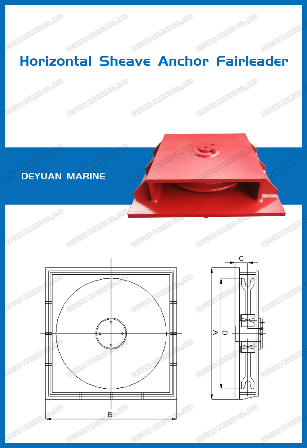 Anchor Fairleader Horizontal Guide Sheaves from China manufacturer ...