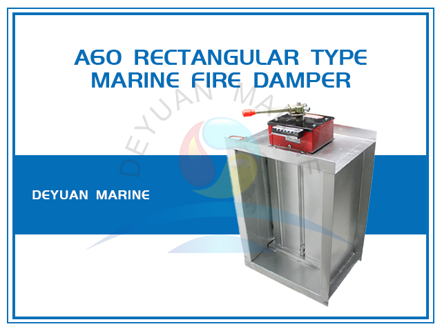A60 Electric Rectangular Marine Fire Damper from China manufacturer ...